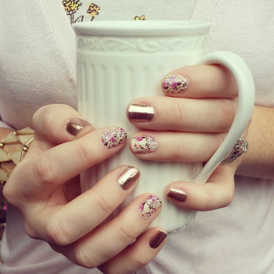 16 Rose Gold Nails For Your Next Big Event!