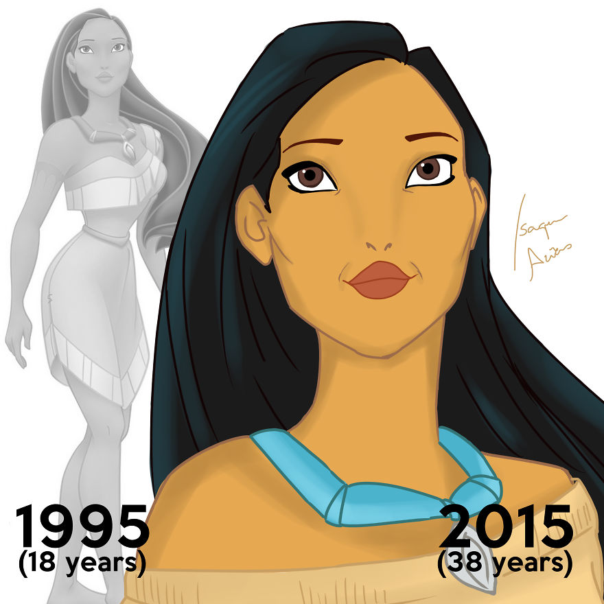 OMG, This Is How Disney Princesses Look At Their Actual Age! [And ...