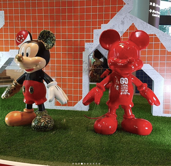 Check Out These 90 Singapore-Themed Mickey Mouse Figurines Designed By ...
