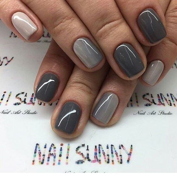 Every Girl Needs This 13 Grey Nail Designs To Stay In Style ...