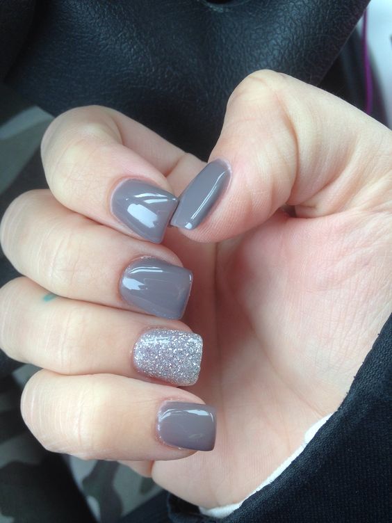 Every Girl Needs This 13 Grey Nail Designs To Stay In Style ...