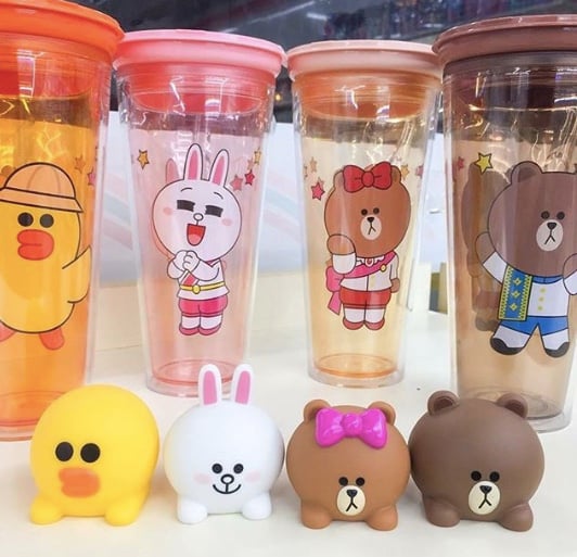 OMG~ These LINE Friends X 7-Eleven Dome Cups Make Me Wanna Fly To ...