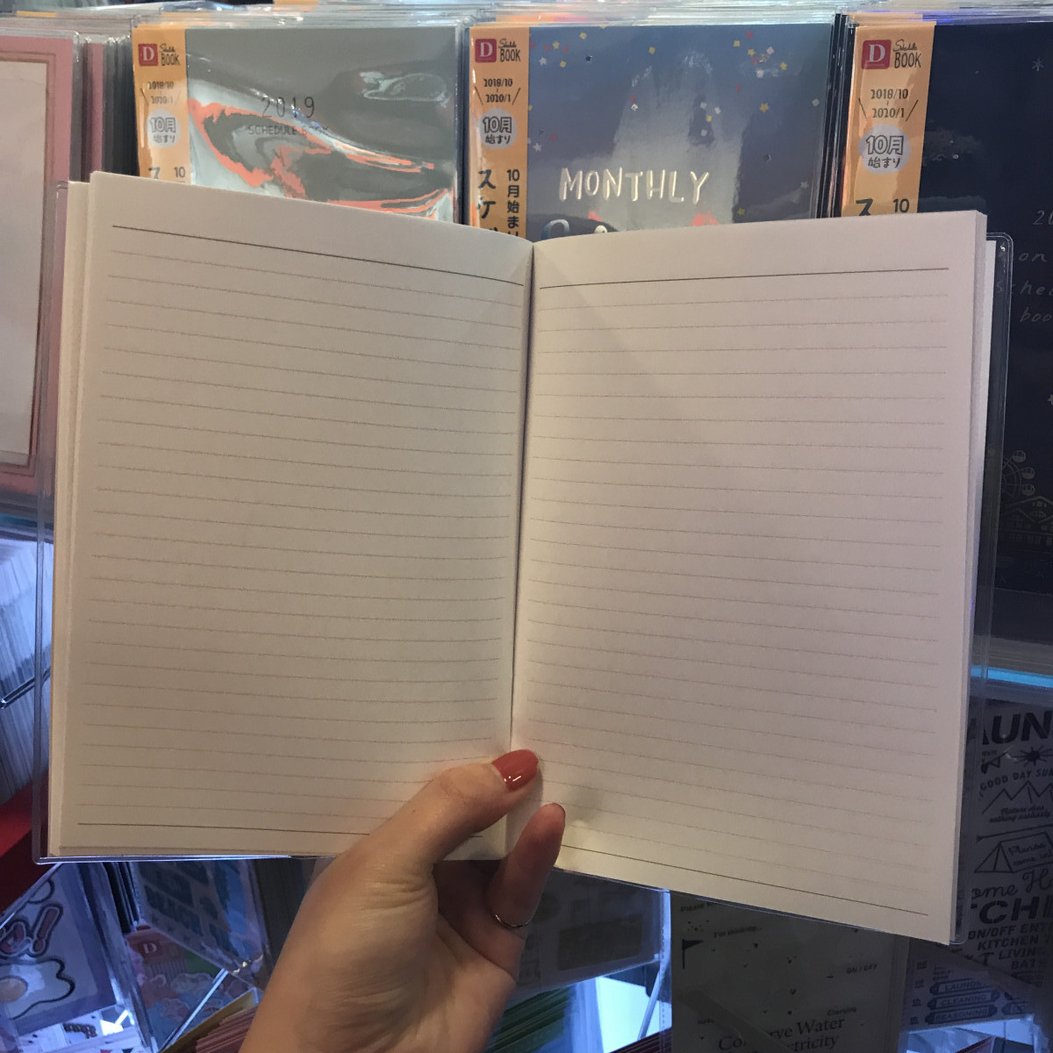 These Pretty Monthly Schedule Books Are Light, Thin And Cheap!