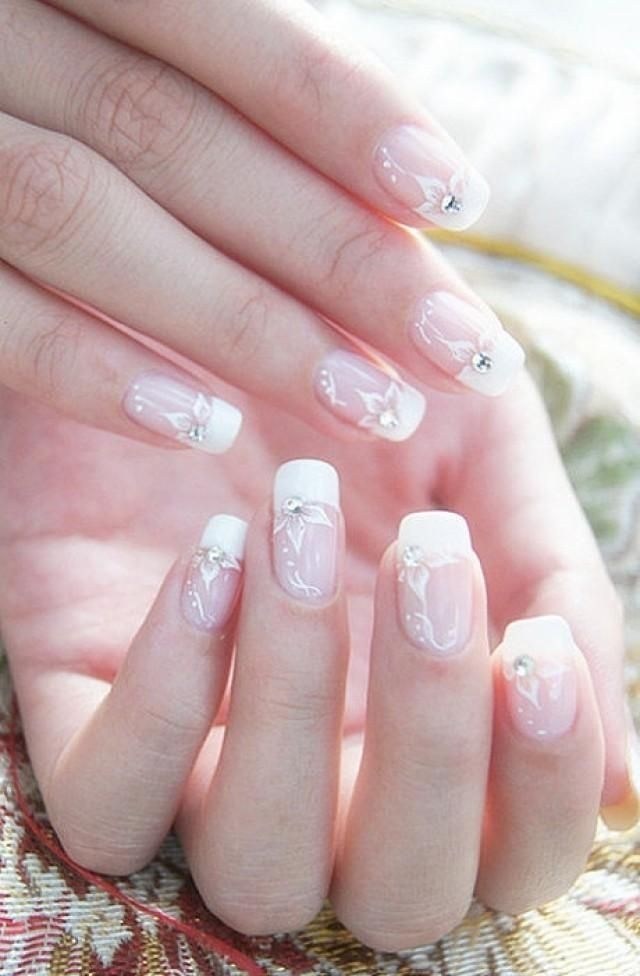 14 Beautiful & Elegant Ideas For Wedding Nails~