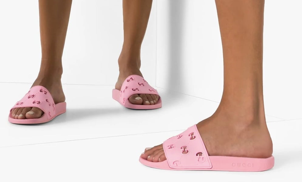 Gucci Launches The Most Luxurious Sliders Ever In Pink Just For Summer