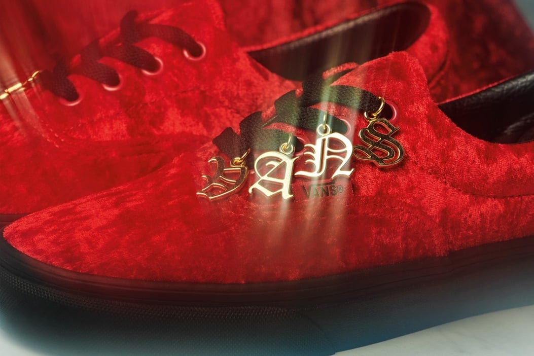 Vans Era Gets A Velvet & Gold Jewellery Makeover & It's Gorgeous