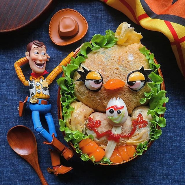 This Mother Makes The Most Adorable Cartoon Bento Sets!
