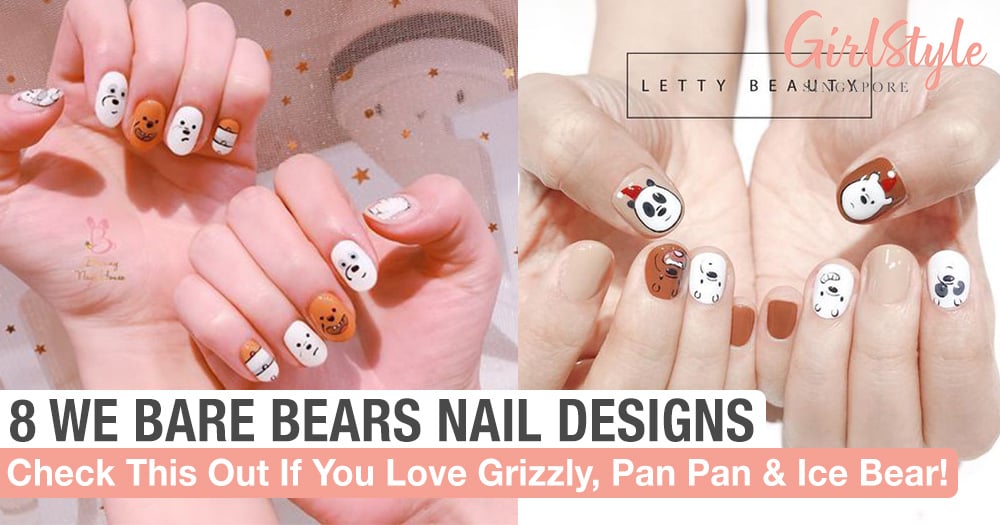 8 Adorable Nail Designs Inspired By Everyone's Favourite We Bare Bears