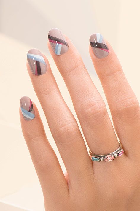 Try These 9 Geometric Nail Designs For Your Next Manicure