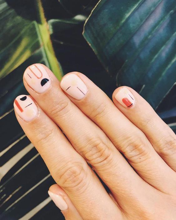 Try These 9 Geometric Nail Designs For Your Next Manicure