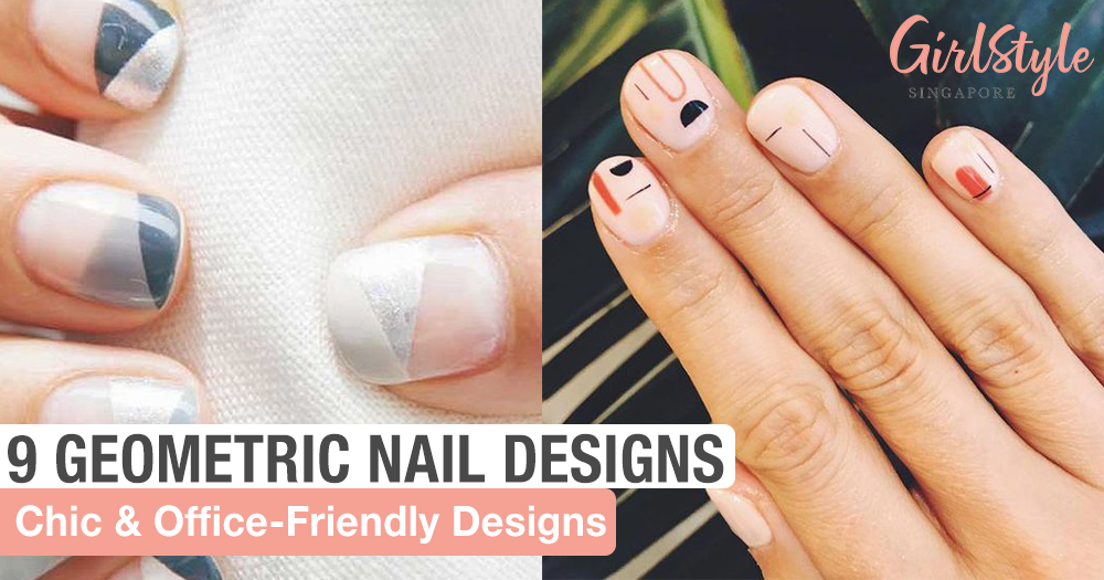 Try These 9 Geometric Nail Designs For Your Next Manicure
