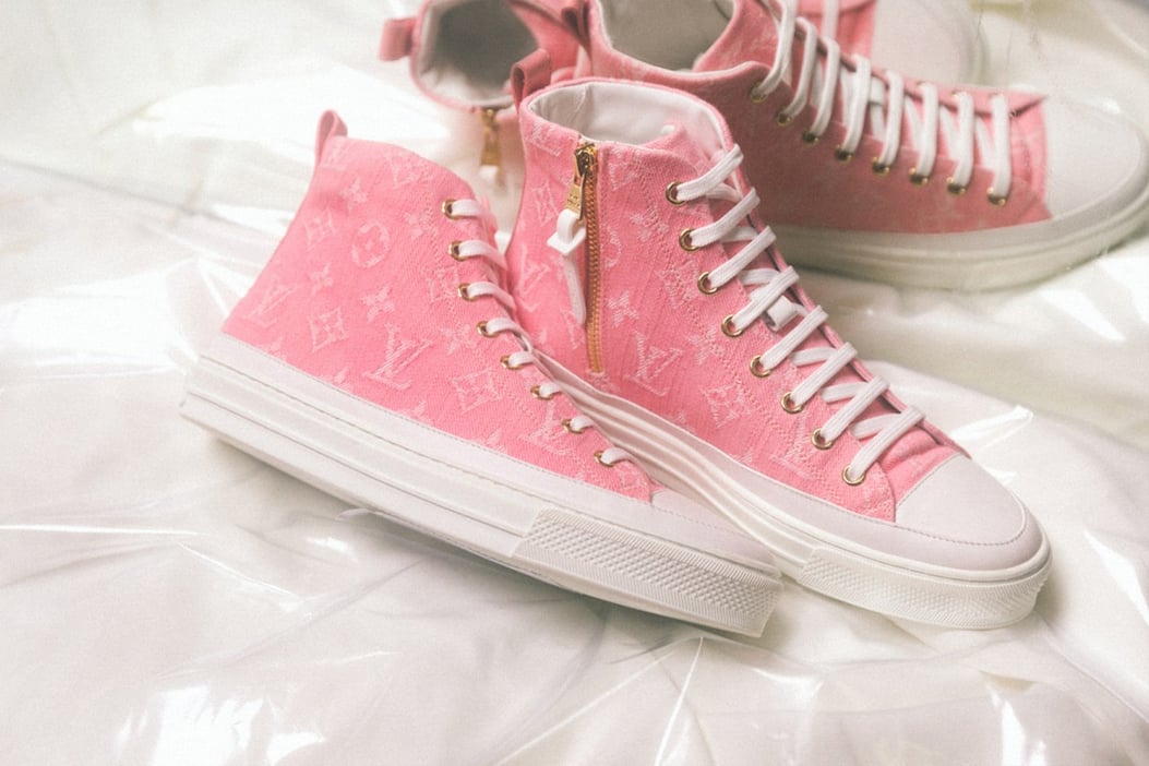 Louis Vuitton's Newest Pink Footwear Collection