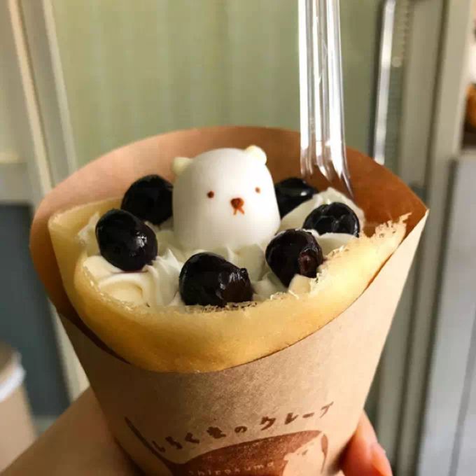 Shirokuma No Crepe: Uber Cute White Bear Crepe From Hokkaido