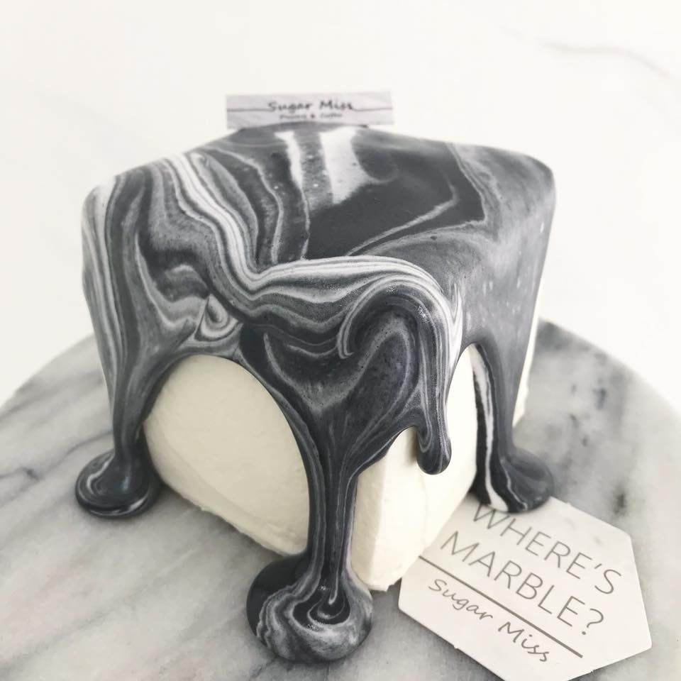 Marble Cakes At Sugar Miss Cafe In Taipei