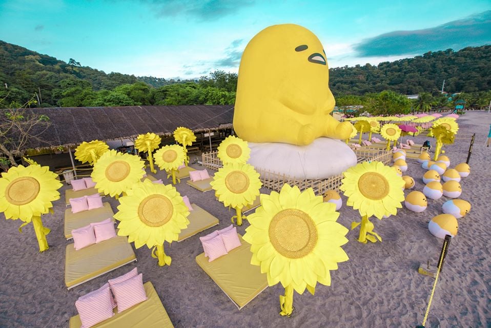 Inflatable Island With Cute Sanrio Characters In Subic