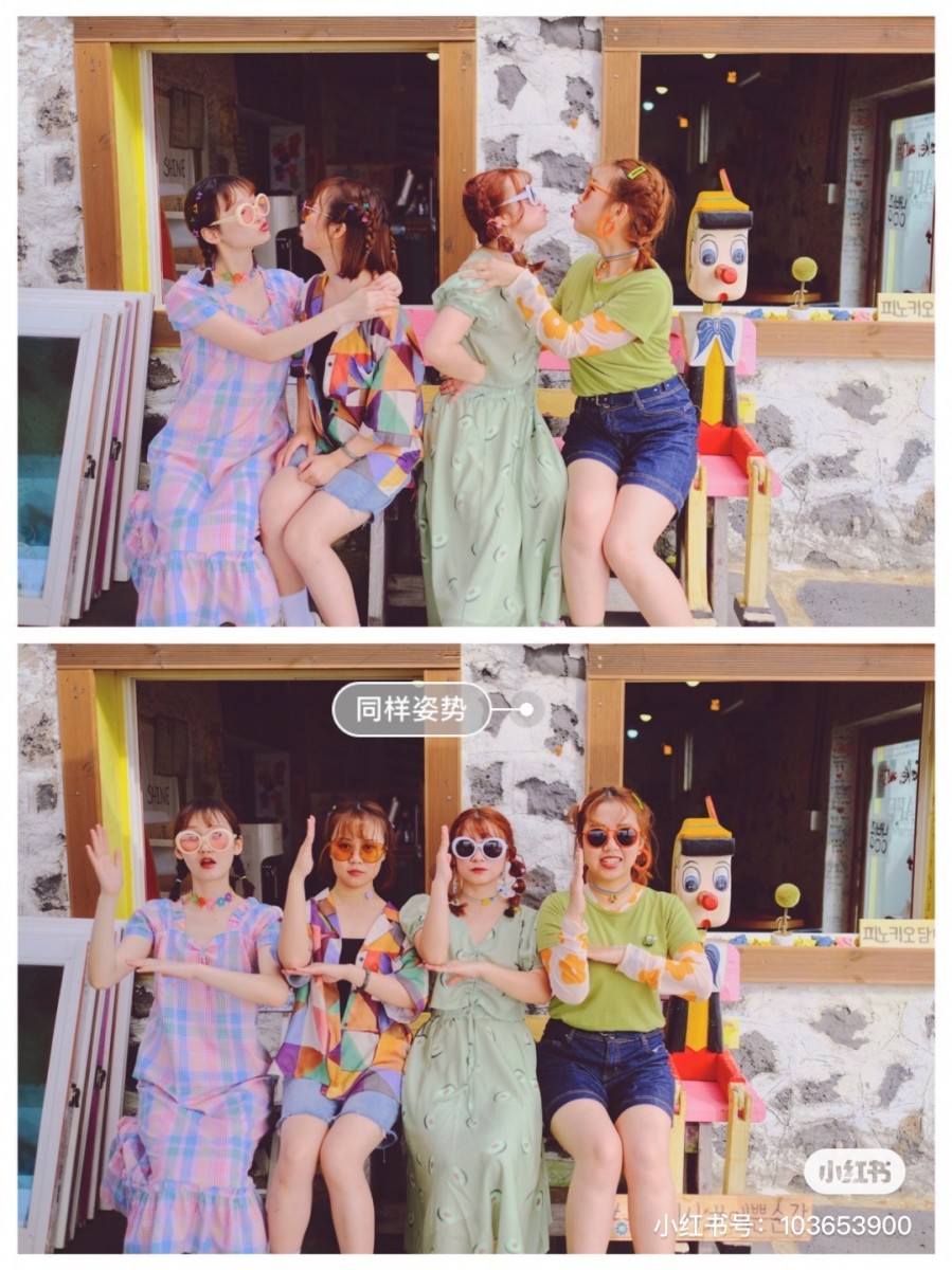 Fun, Quirky & Cute Poses For A Group Of Friends Travelling Together