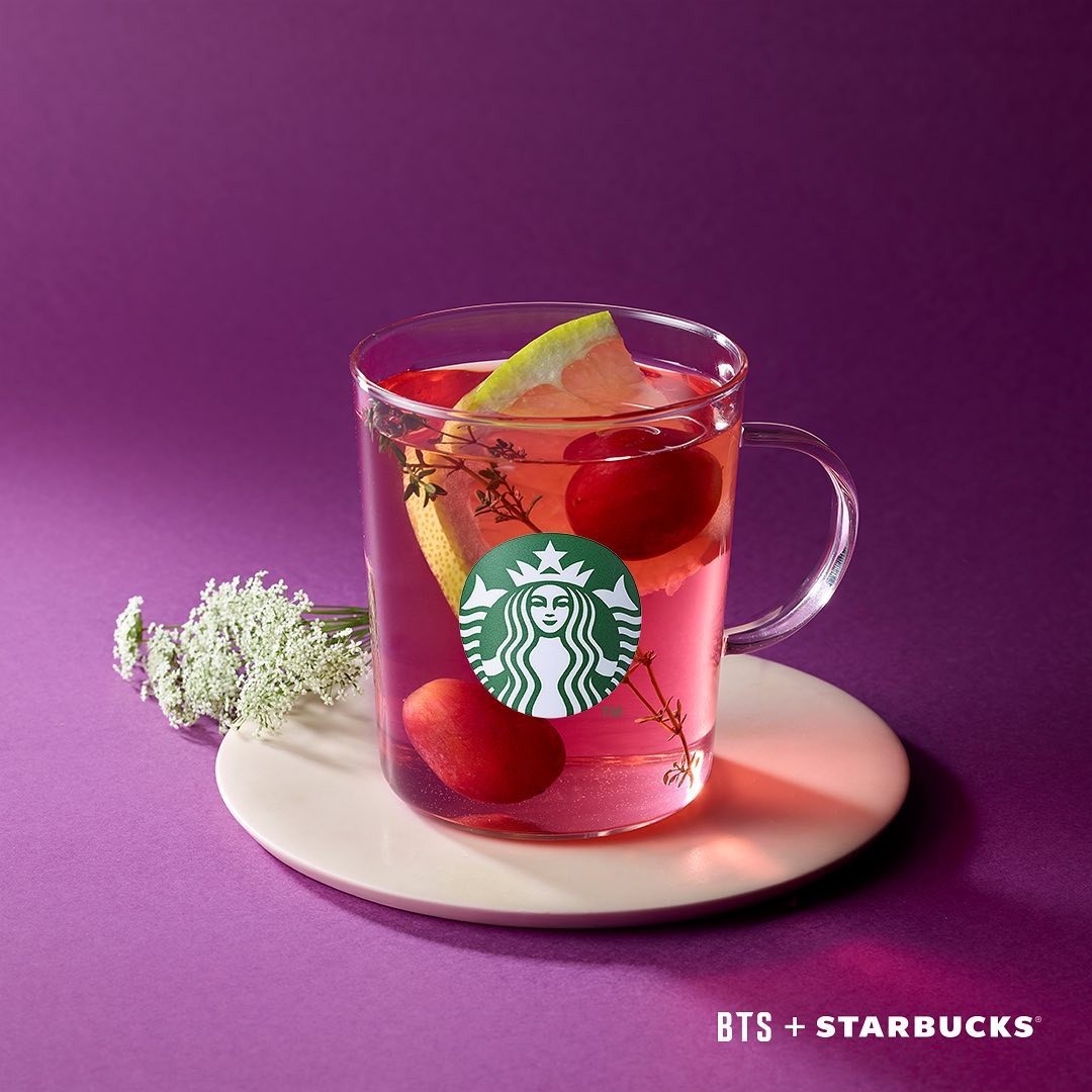 BTS X Starbucks Korea: Limited Edition Menus & Merchandise In A Pretty ...