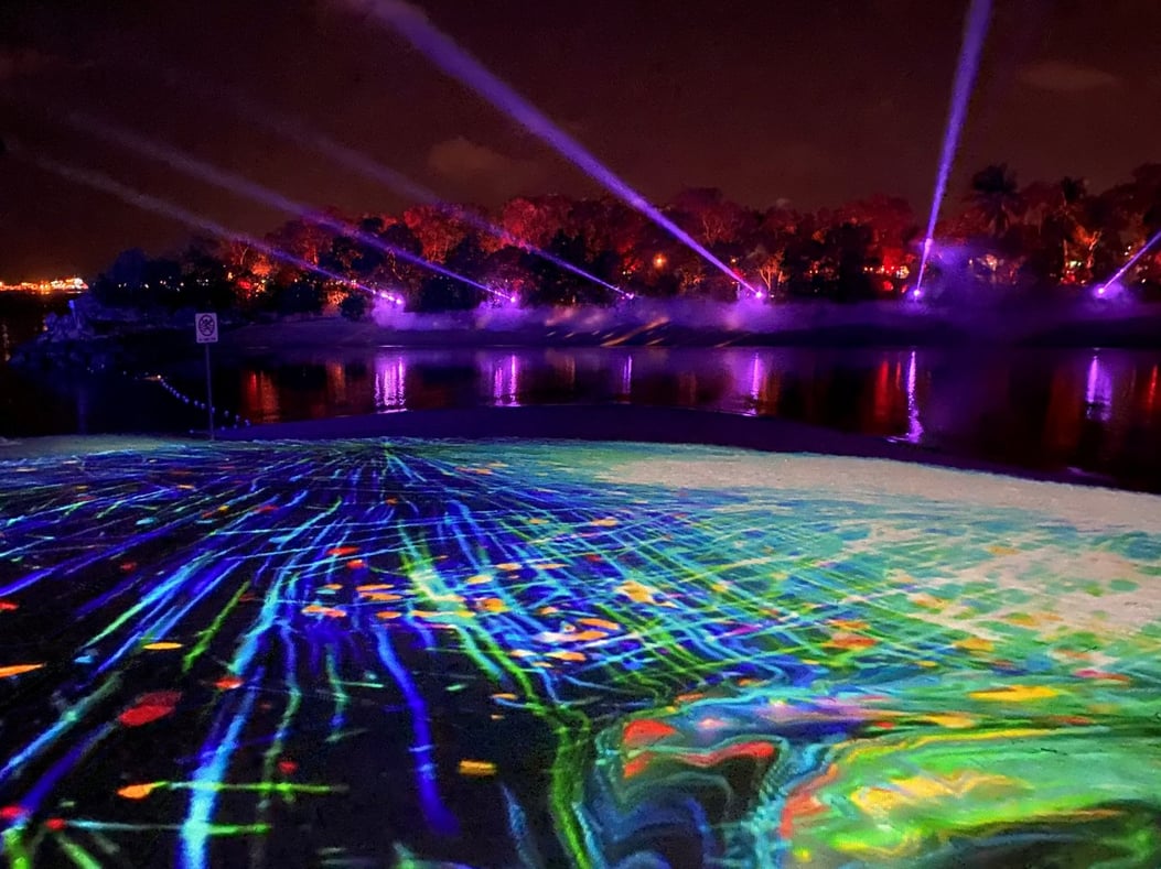 Sentosa Unveils Singapore's First Beach Light Art Attraction