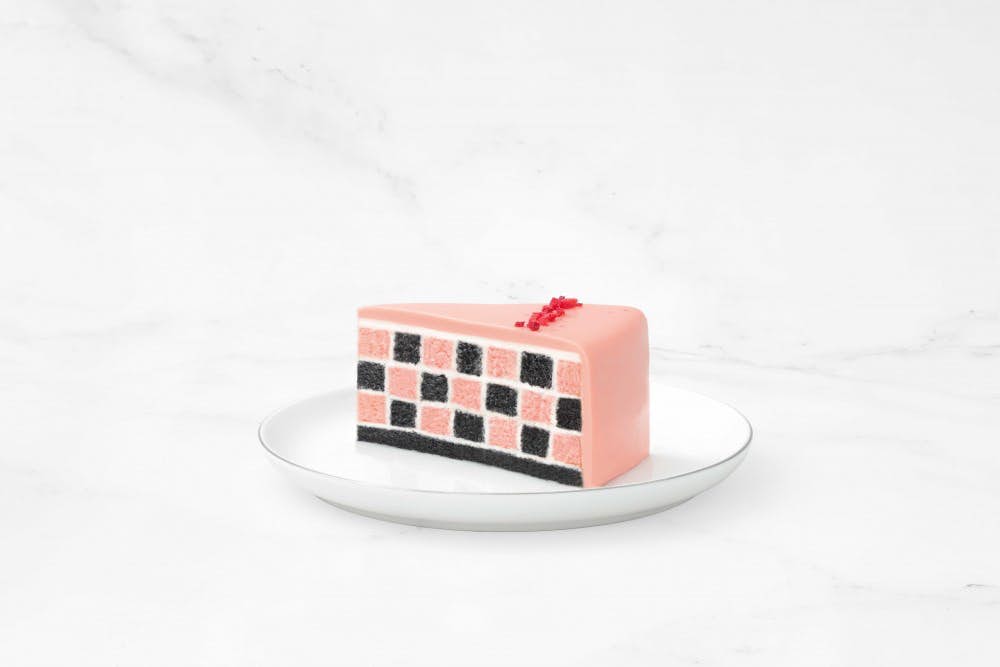 Lady M Strawberry Checkered Cake Exclusively Available In Hong Kong