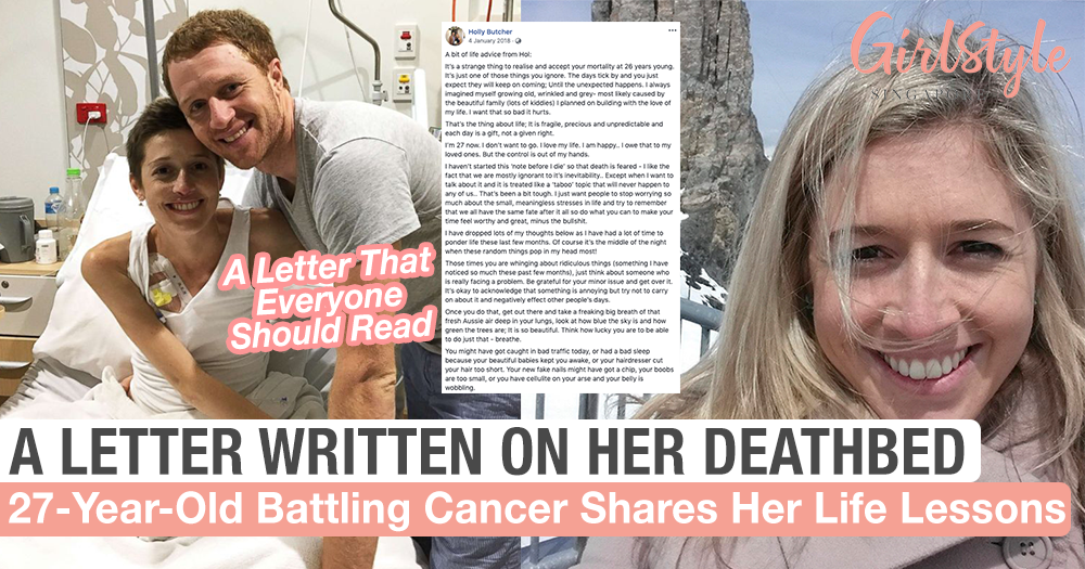 Life Advice: Letter Written A Day Before Cancer Patient Passed Away