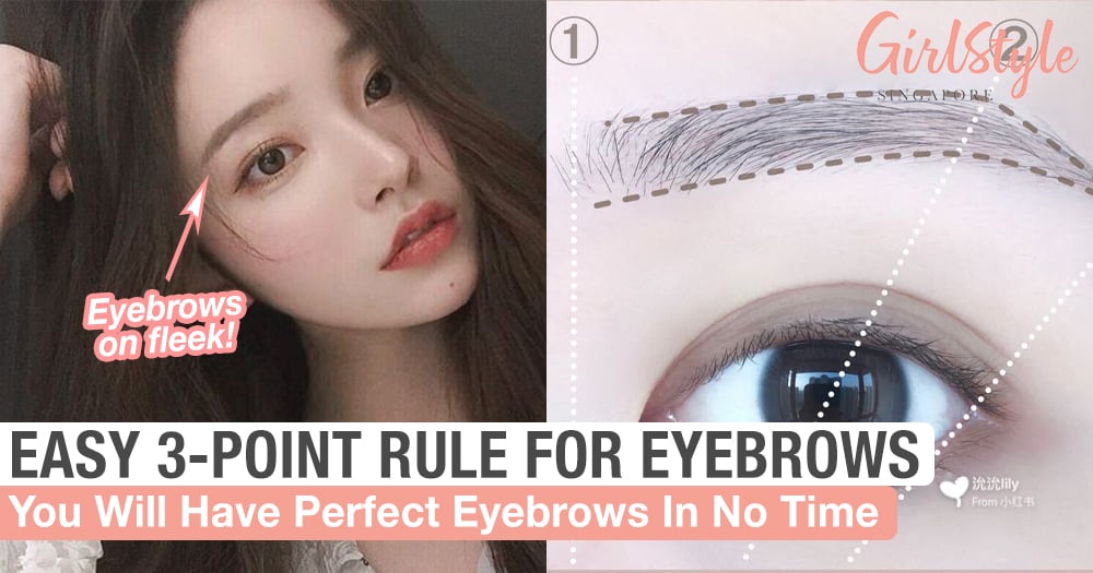 How To Fill In Eyebrows Using This Simple 3-Point Rule