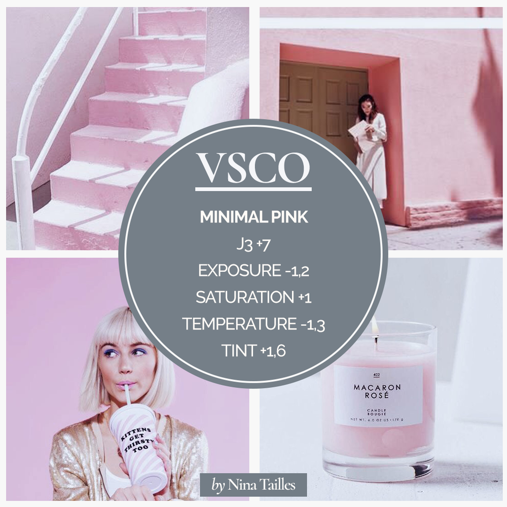 20 Free VSCO Filters Presets For Pink Instagram Feed | GirlStyle Singapore