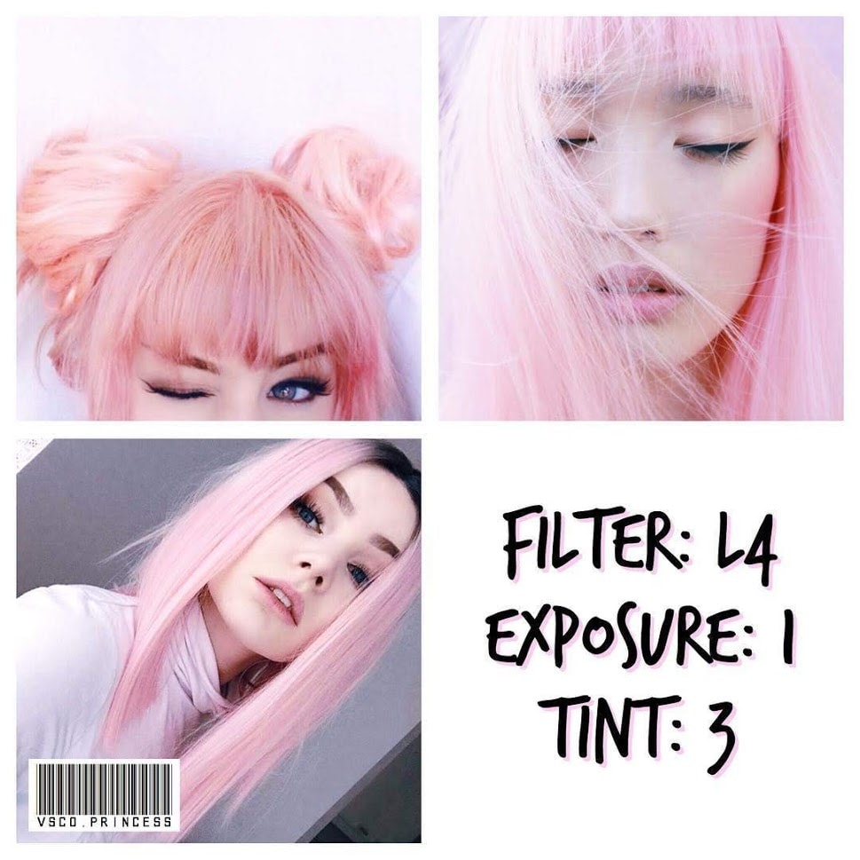 20 Free VSCO Filters Presets For Pink Instagram Feed | GirlStyle Singapore