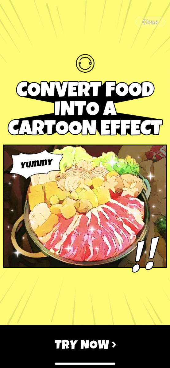 Foodie Camera App New Cartoon Effect Allows You To Convert Your Food ...