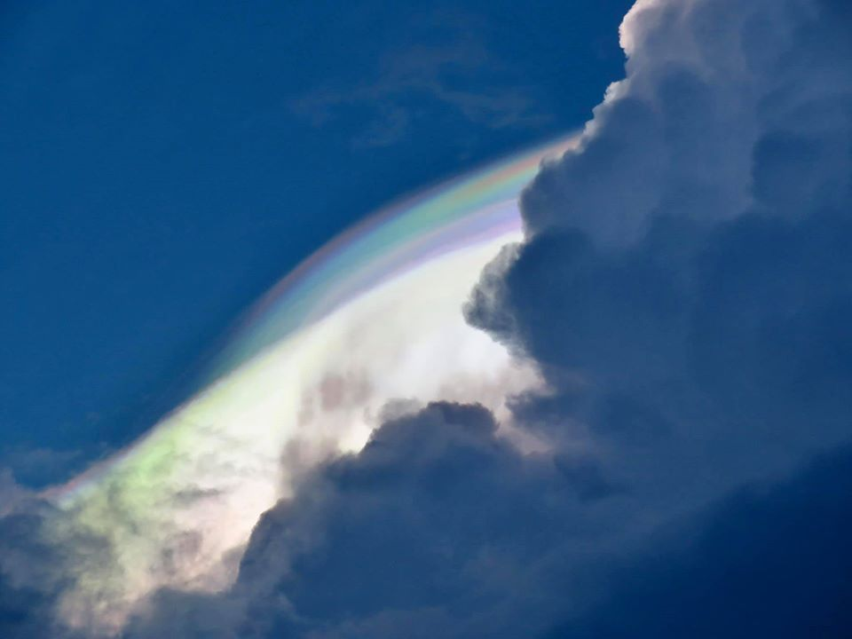 Iridescent Clouds In Rainbow Hues Spotted In East Singapore