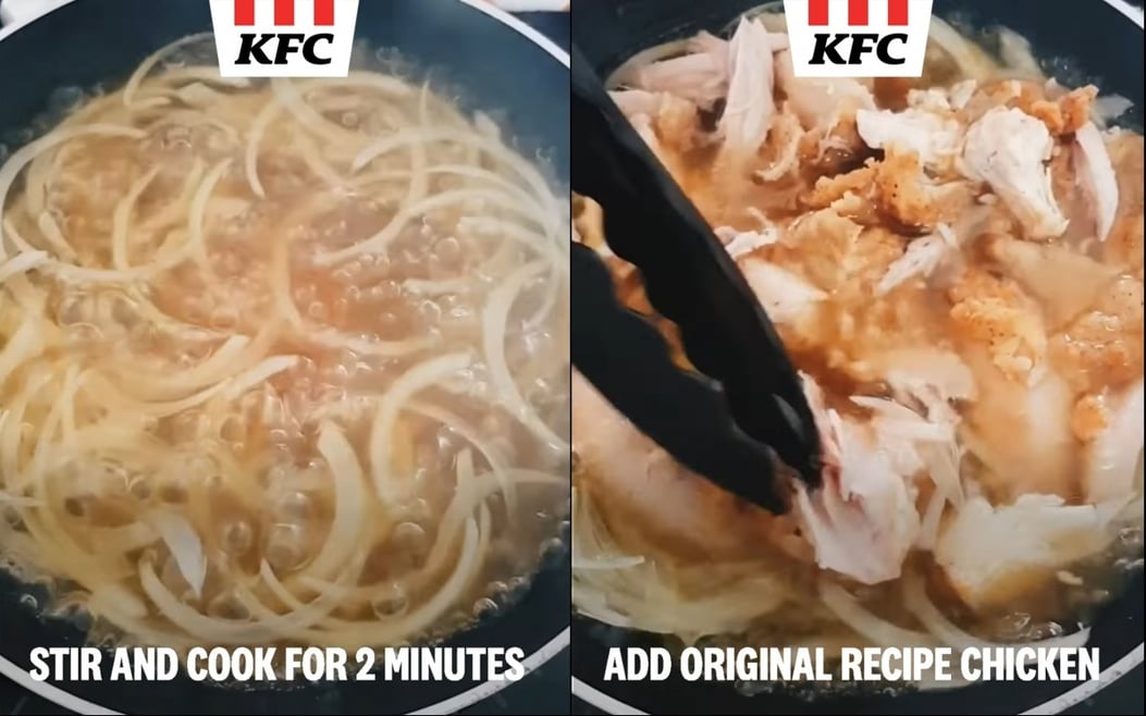 KFC's Easy Oyakodon Recipe That Can Be Made With Just One Pan