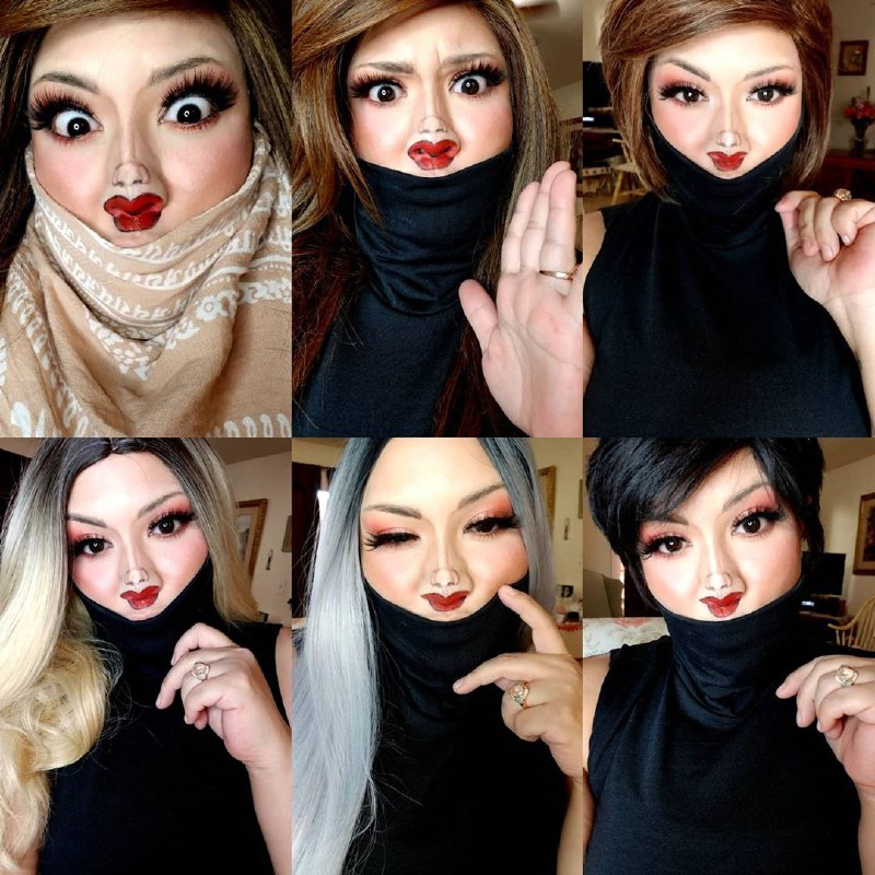 #TinyFaceChallenge: Weird New IG Makeup Trend To Curb Stay-Home Boredom