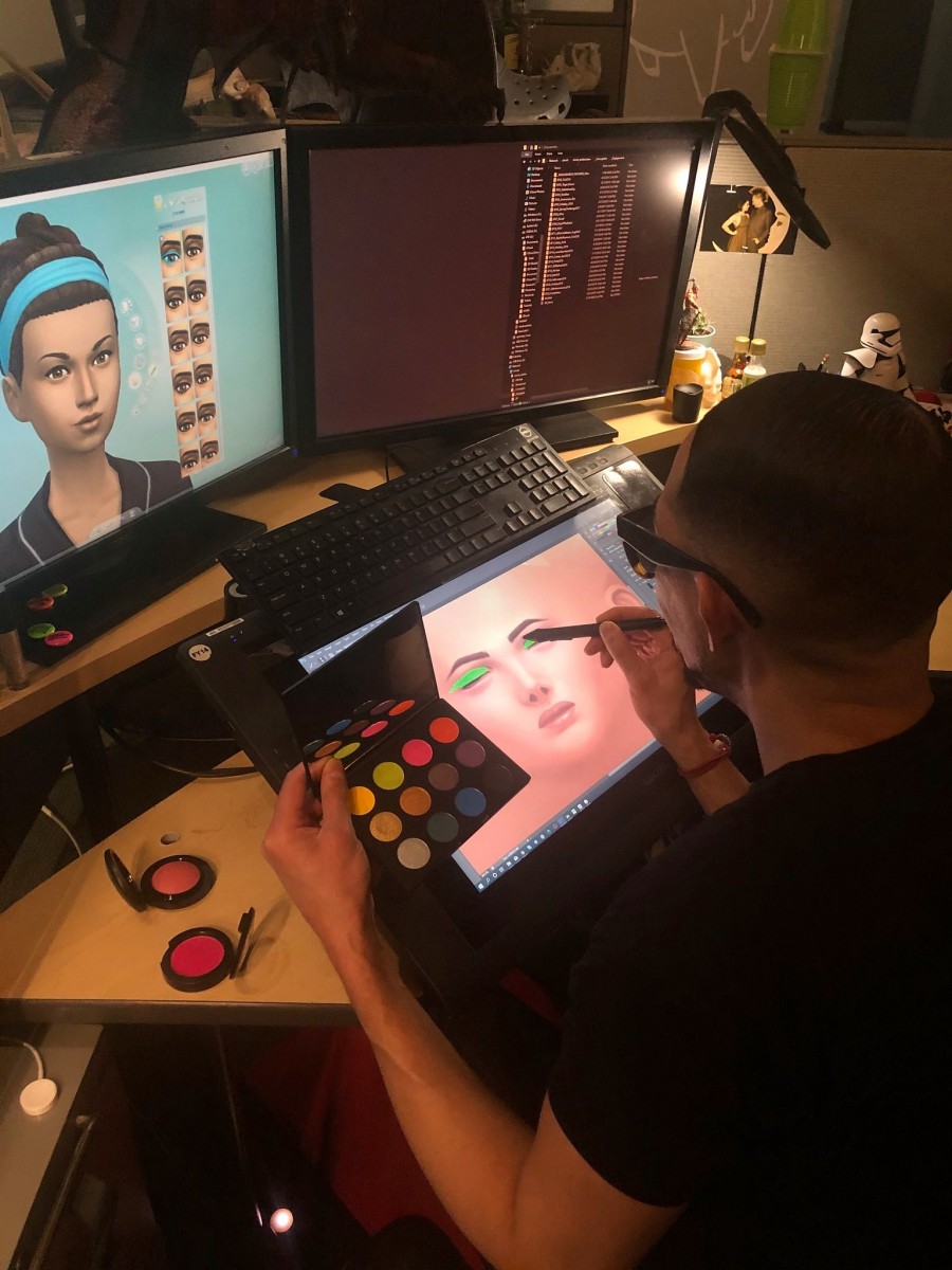 MAC Cosmetics X The Sims 4: Customise Makeup Looks On Sims Characters