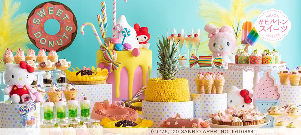 Hello Kitty and My Melody-Themed Vegan-Friendly Buffet At Hilton Osaka