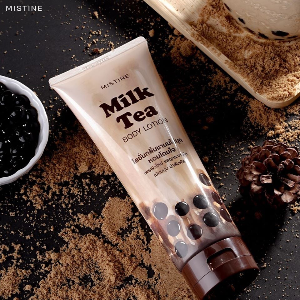 Mistine Milk Tea Body Lotion From Thailand Now Available In Shopee!