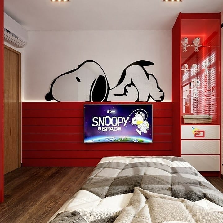 Snoopy-Themed HDB In Singapore - A Peanuts Fan's Dream Home