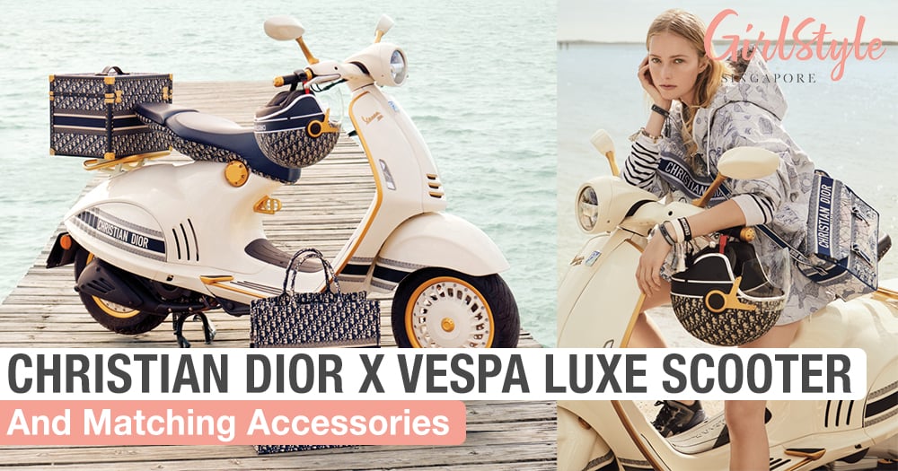 Dior And Vespa Collaborate To Create Luxe Scooters & Accessories