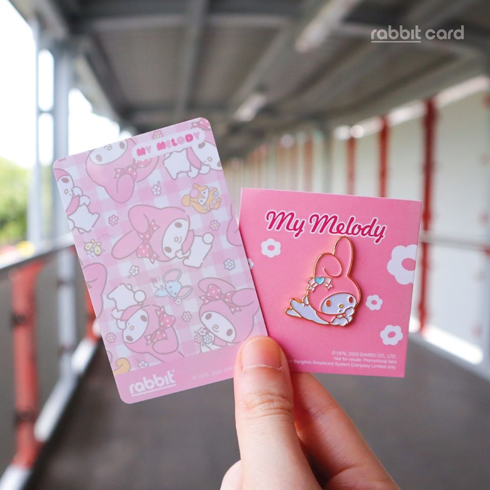 Sanrio BTS Train Rabbit Cards In Thailand Come With A Free Brooch