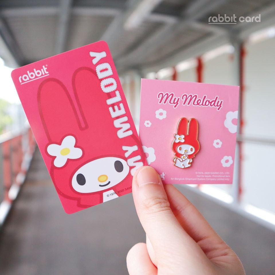 Sanrio BTS Train Rabbit Cards In Thailand Come With A Free Brooch