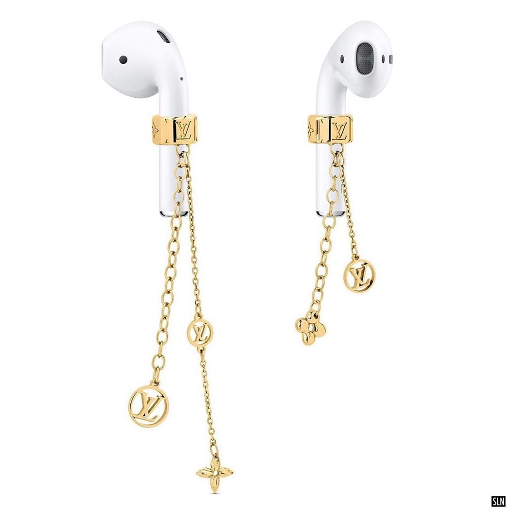 Louis Vuitton Earphone Earrings You Can Attach To Your AirPods