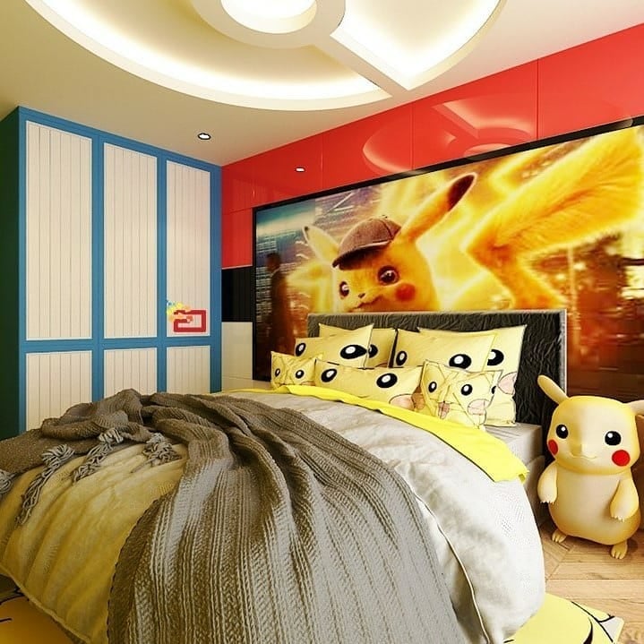 Pokemon Themed Bedroom