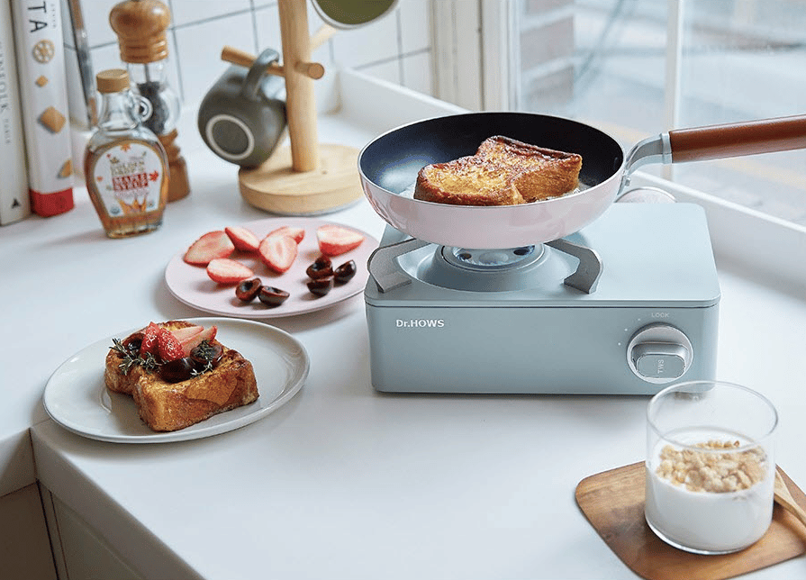 Pastel-Coloured Portable Gas Stoves To Cook In Style