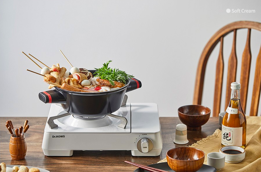 Pastel-Coloured Portable Gas Stoves To Cook In Style