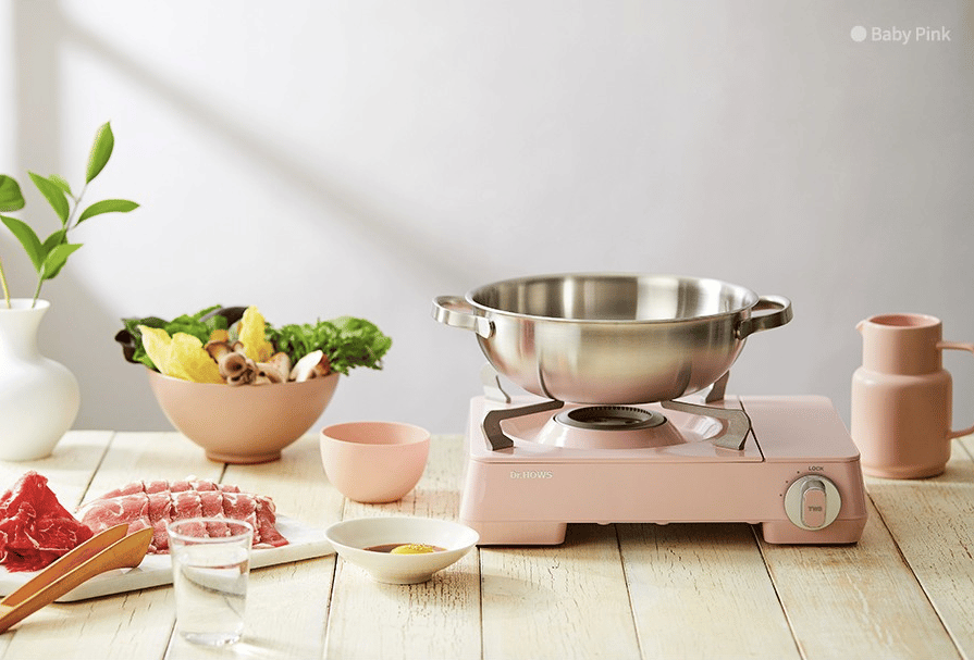 Pastel-Coloured Portable Gas Stoves To Cook In Style