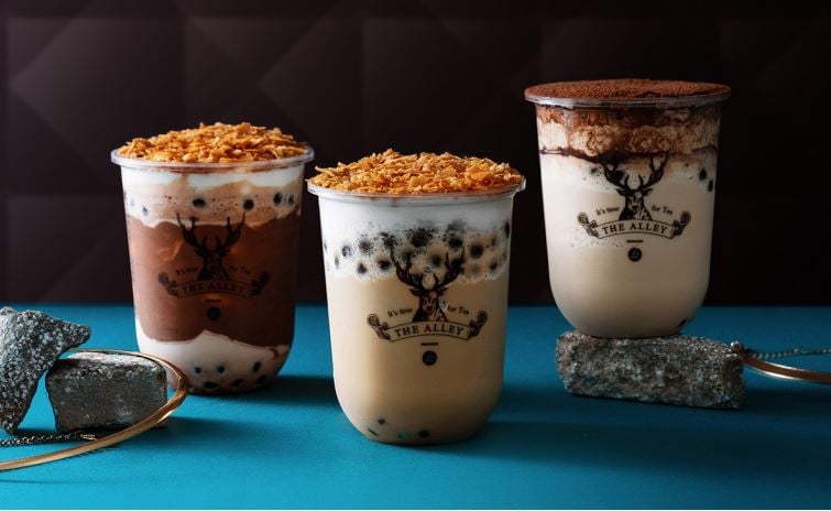The Alley Singapore: New Crunchy Milk Tea Series With Butter Biscuit ...