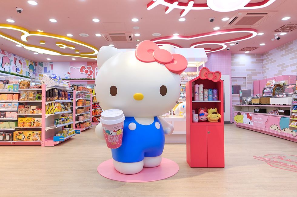 Hello Kitty 7-Eleven Stores In Taipei, Taiwan
