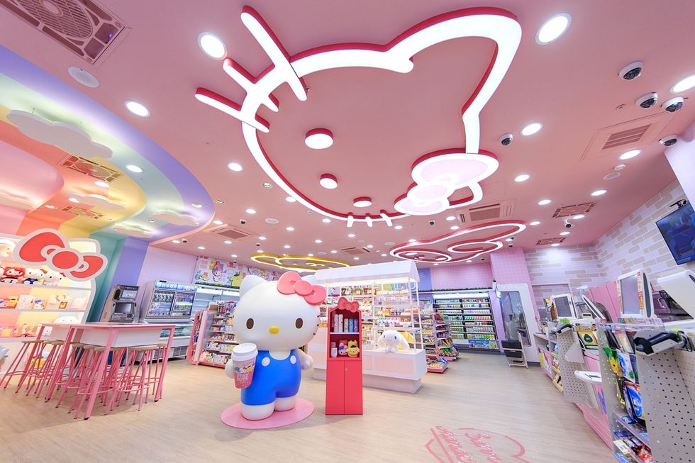 Hello Kitty 7-Eleven Stores In Taipei, Taiwan