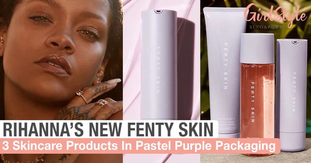 Rihanna's Fenty Skin Unveils 3 Products In Minimalist Lilac Packaging