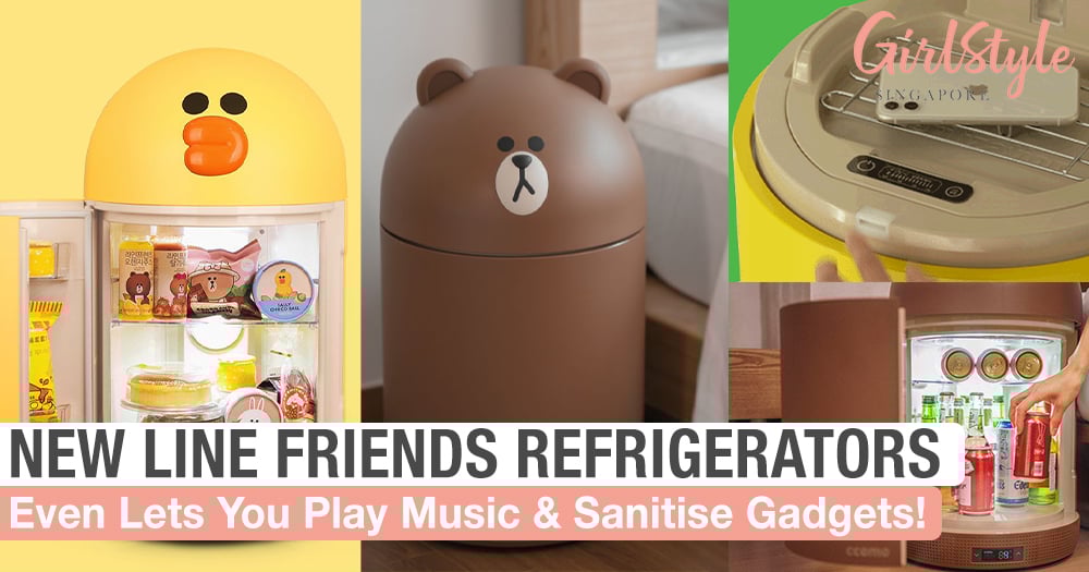 LINE FRIENDS Refrigerators Let You Play Music & Keep Drinks Cool