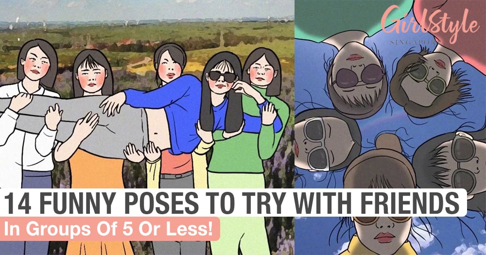 14 Funny Poses To Try With Your Friends In Groups Of 5 Or Less