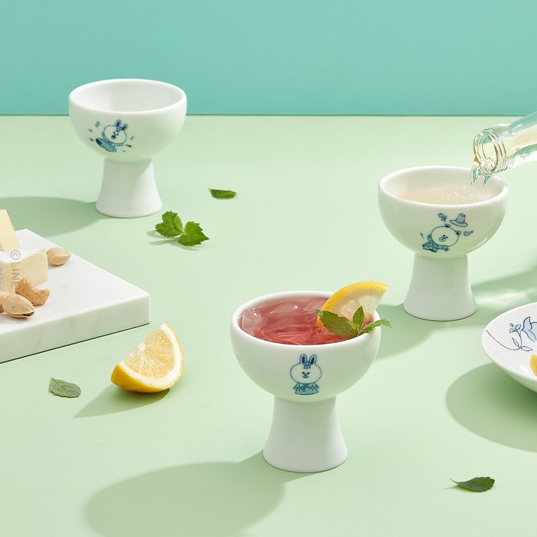 LINE FRIENDS Ceramic Tableware, Get Them Shipped To Singapore
